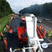 Ausbau der A5 unter technischer Federführung der STRABAG AG